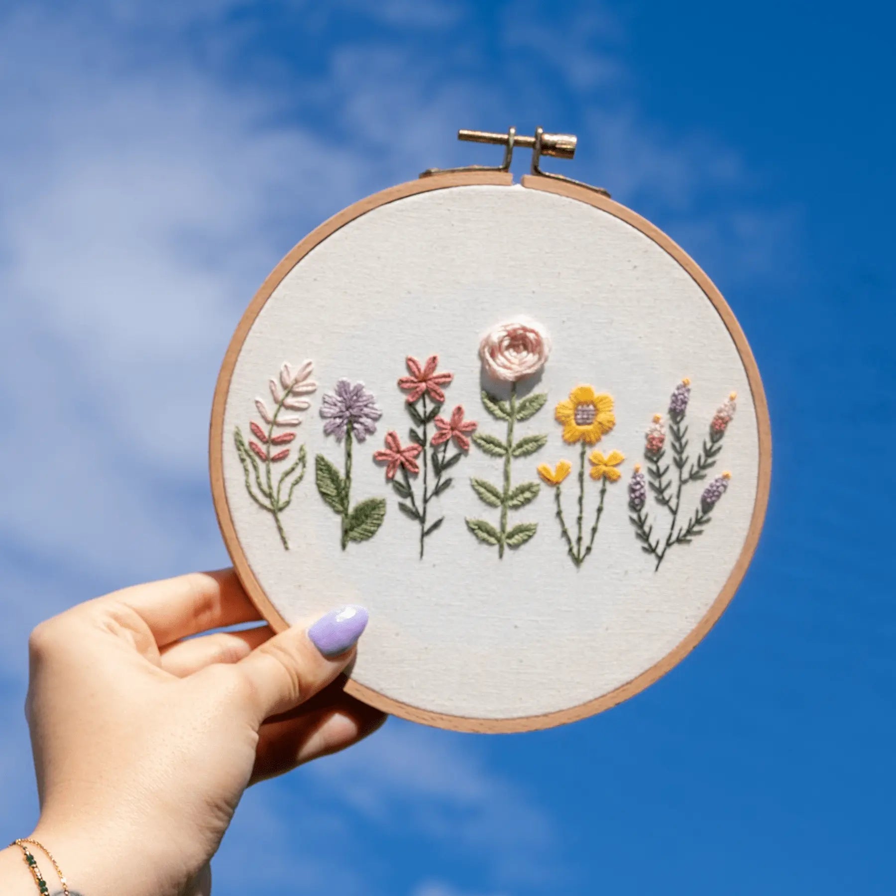 FLORAL SAMPLER Embroidery Kit | Buy Embroidery Kits Online