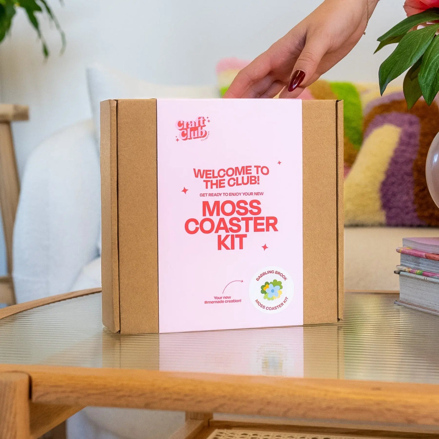 BABBLING BROOK - Moss Coaster Kit