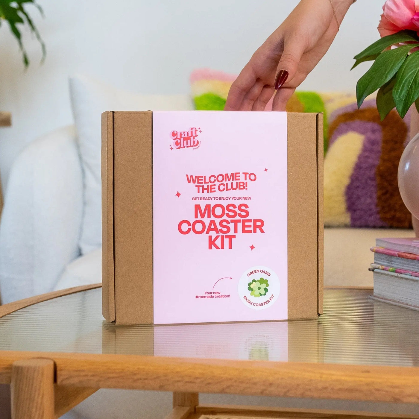 Moss Coaster Kits | Shop Craft Moss Kits