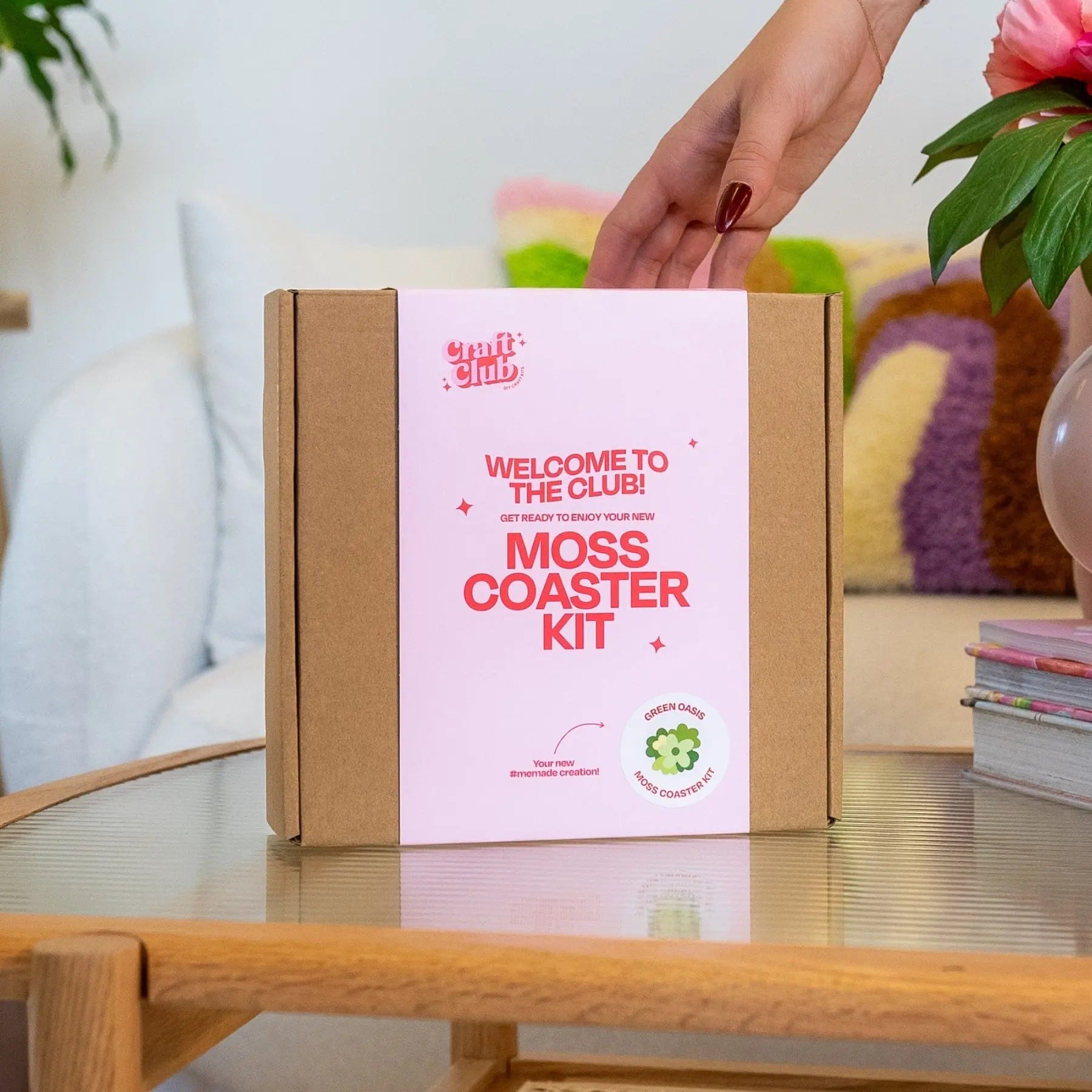 Moss Coaster Kits | Shop Craft Moss Kits