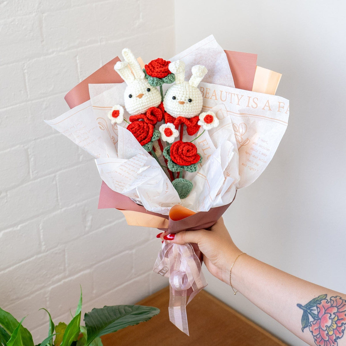 Bunny Bouquet: Step-By-Step Crochet Guide