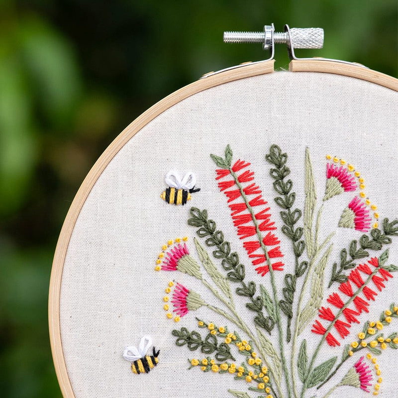Australian Native Bouquet Embroidery Kit | Buy Embroidery Kits Online