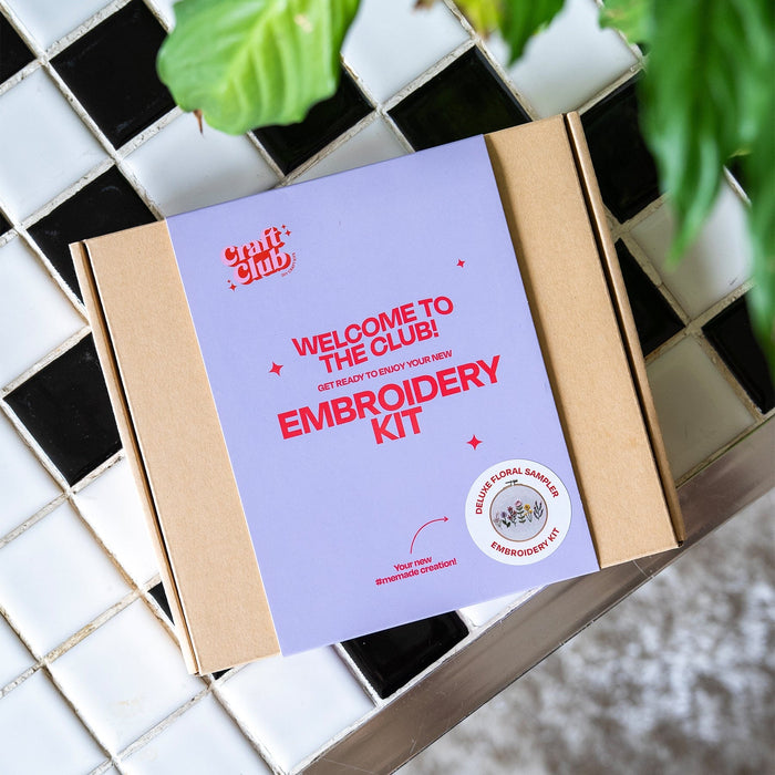 FLORAL SAMPLER Embroidery Kit | Buy Embroidery Kits Online