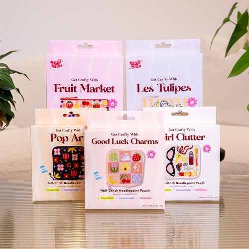 GOOD LUCK CHARMS | Half-Stitch Pouch Kit