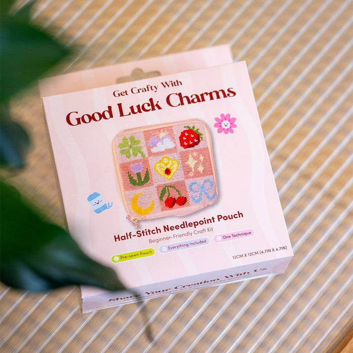 GOOD LUCK CHARMS | Half-Stitch Pouch Kit