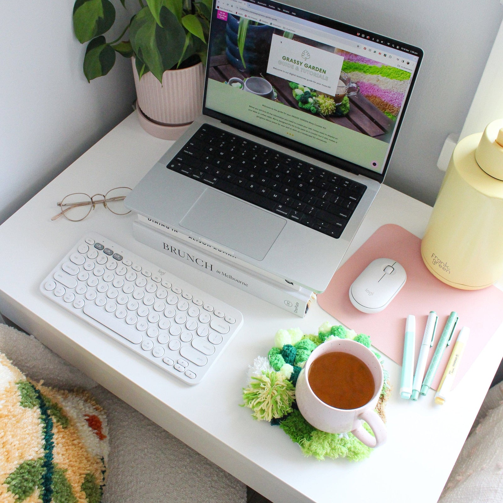 GRASSY GARDEN Moss Coaster Kit