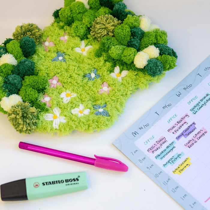 FUZZY & FLORAL Moss Coaster Bundle | Buy DIY Kits Online