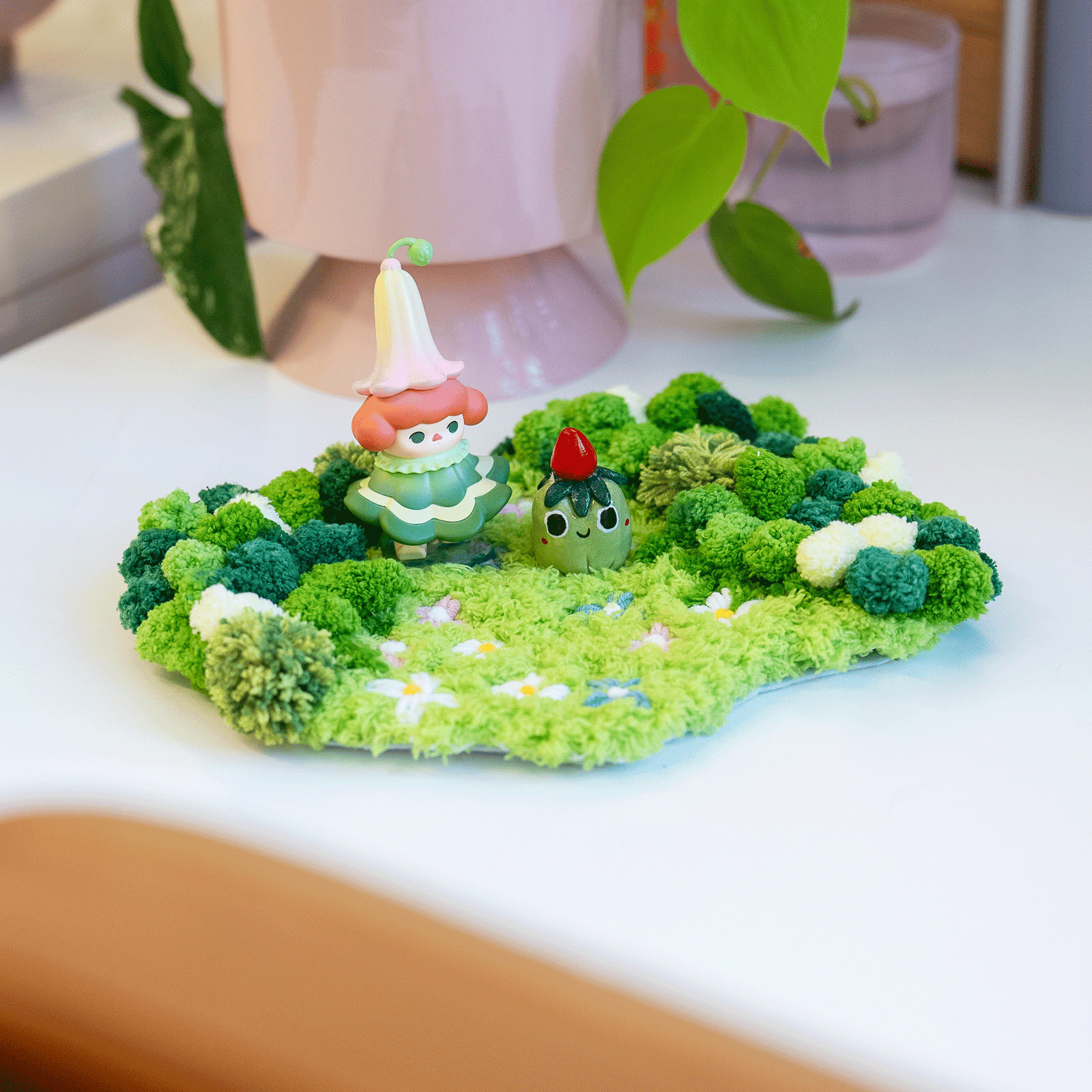 FUZZY & FLORAL Moss Coaster Bundle | Buy DIY Kits Online