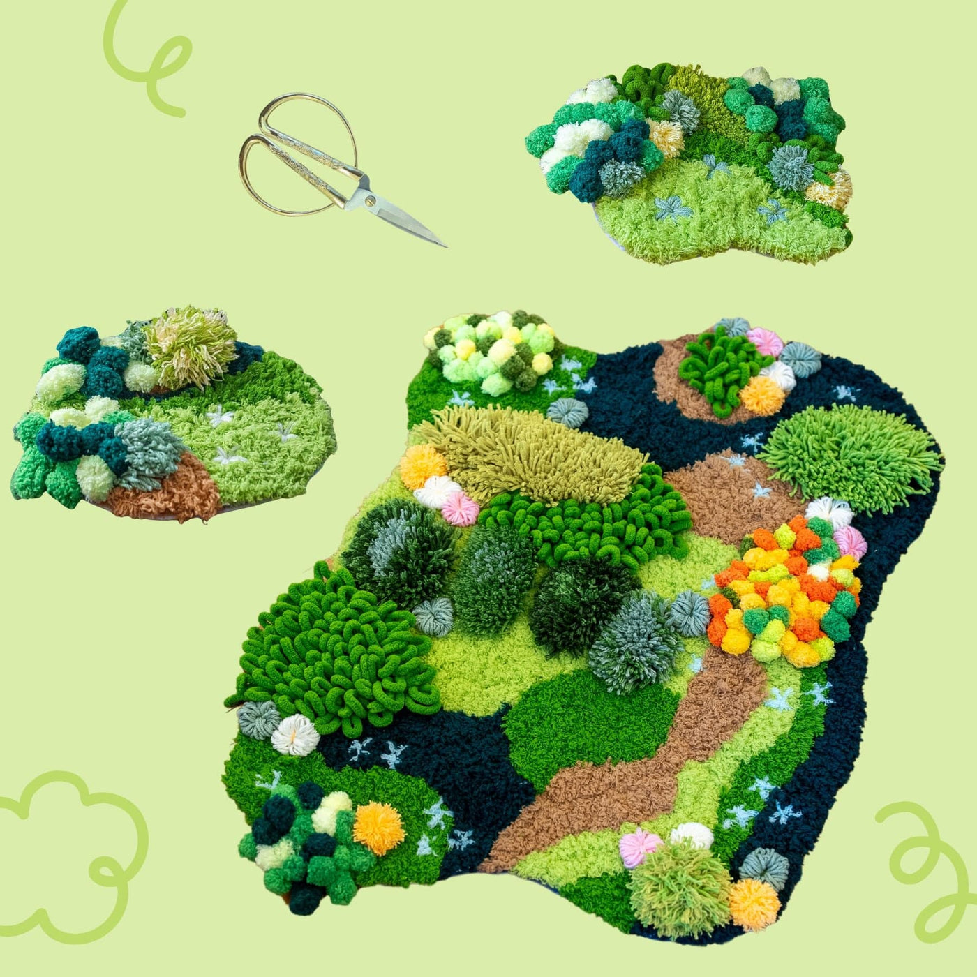 MEGA MOSSY Coaster & Rug Bundle | Buy DIY Kits Online