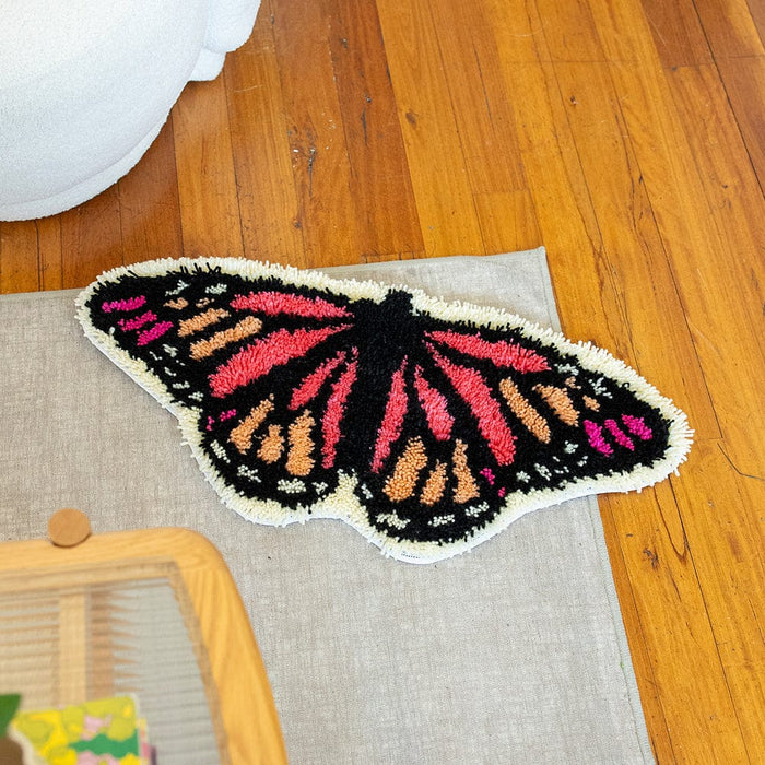 THE BUTTERFLIES - Latch Hook Rug Kit Bundle