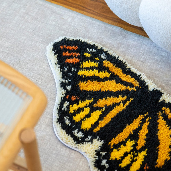 SUNSET Butterfly Rug Making Kit – DIY Latch Hook Craft
