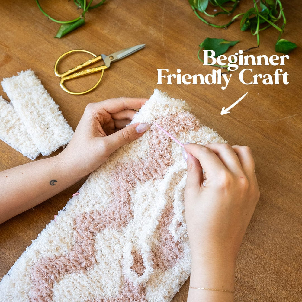 Wavey Neutrals Woven Handbag DIY Kit | Beginner Friendly Craft